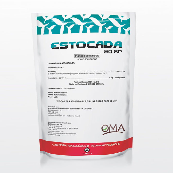 Estocada 90 SP Methomyl Insecticida Plagas – Agroactivo – agroactivocol